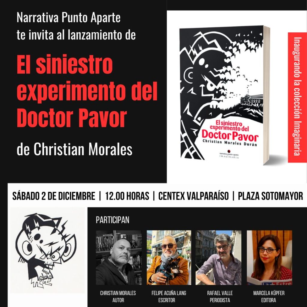 Lanzamiento del libro «El siniestro experimento del Doctor Pavor ...